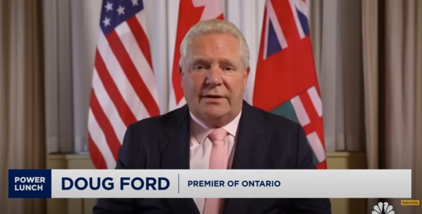 Ontario Premier Doug Ford Threatens to Cut Off Power to the U.S. If ...