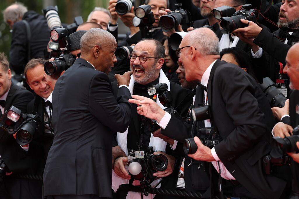Denzel Washington Snaps at Pushy Photographer on Cannes Red Carpet