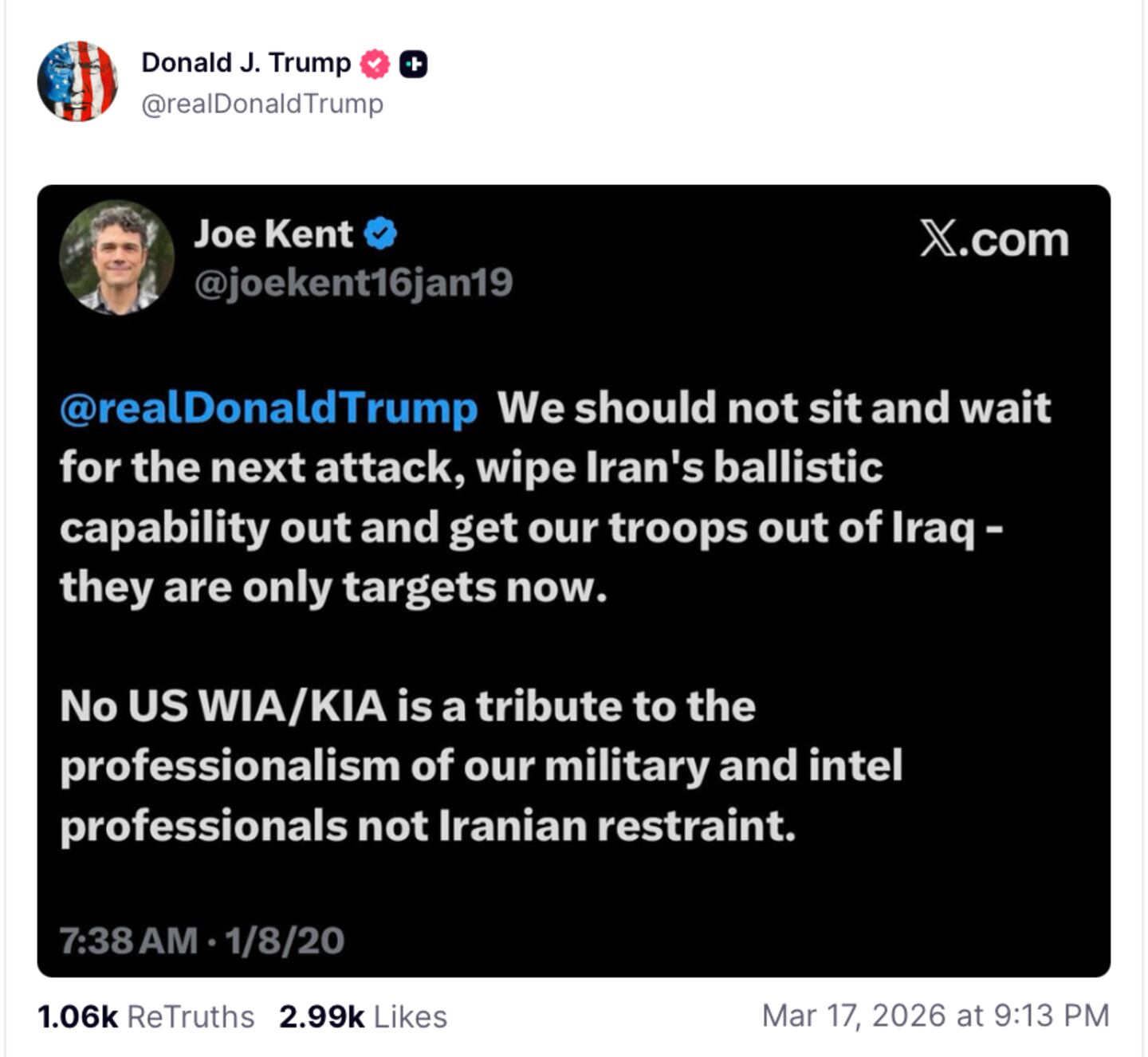 Donald Trump Hits New MAGA Enemy Joe Kent With Unhinged Truth Social Post