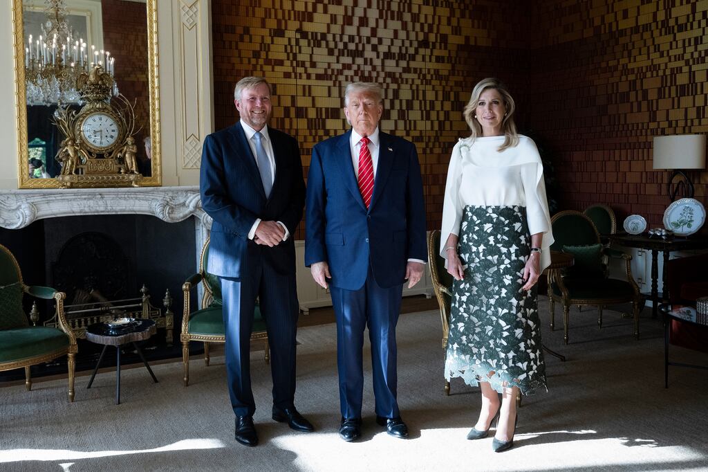 Dutch Queen Máxima Appears to Mock Trump to His Face During NATO Visit