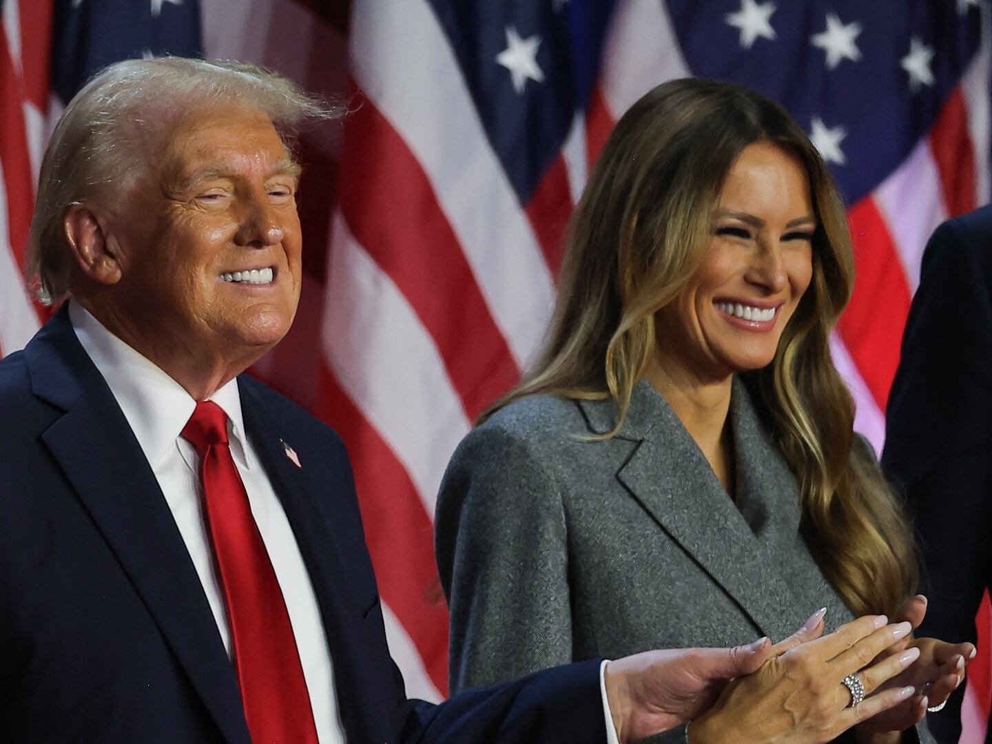 Melania Sure Looked Excited About Trump’s Big Win