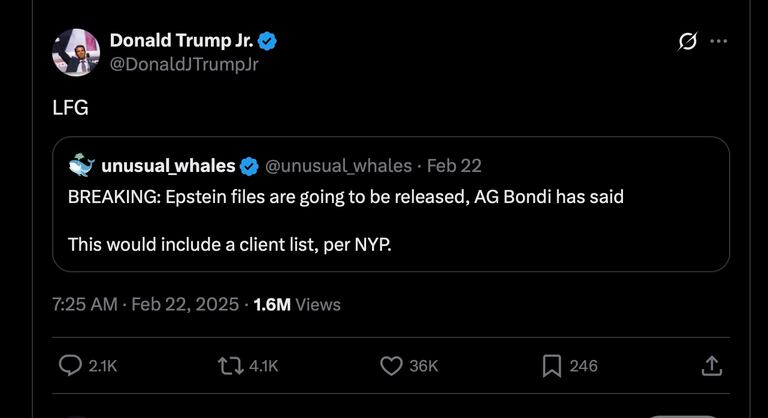 FBI and DOJ Memo Claims There Is No Jeffrey Epstein Client List After All