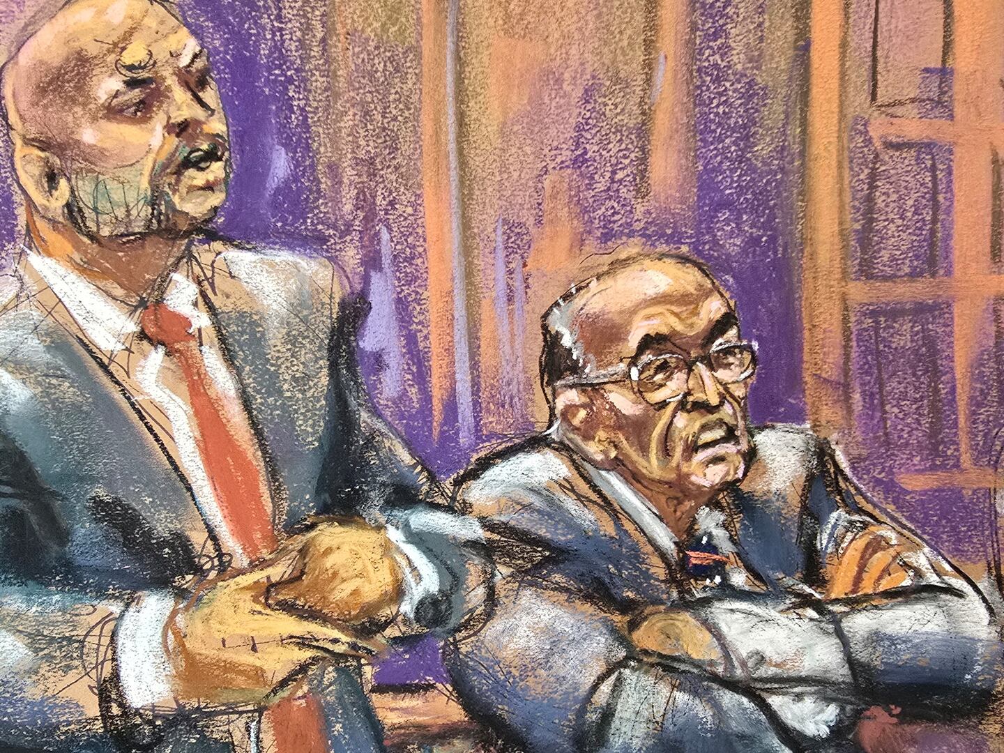 Rudy Giuliani Is ‘Losing It,’ Says Artist Who Sketched Courtroom Tantrum