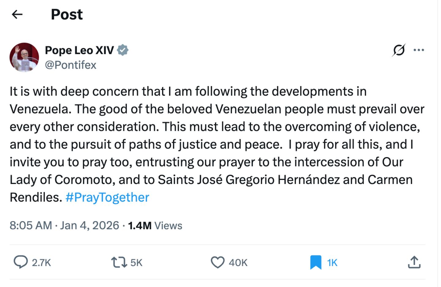‘Woke Pope’ Shades Trump Over His Foreign Power Grab