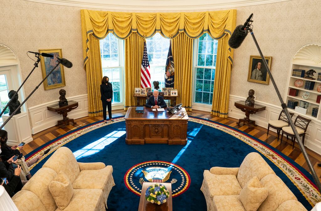 Trump Does the Near Impossible by Stuffing More Gold into Oval Office