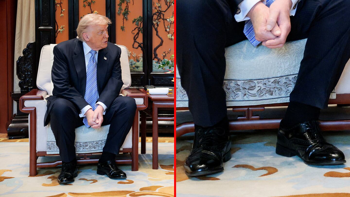 Trump’s Cankles Make a Surprise Cameo in China