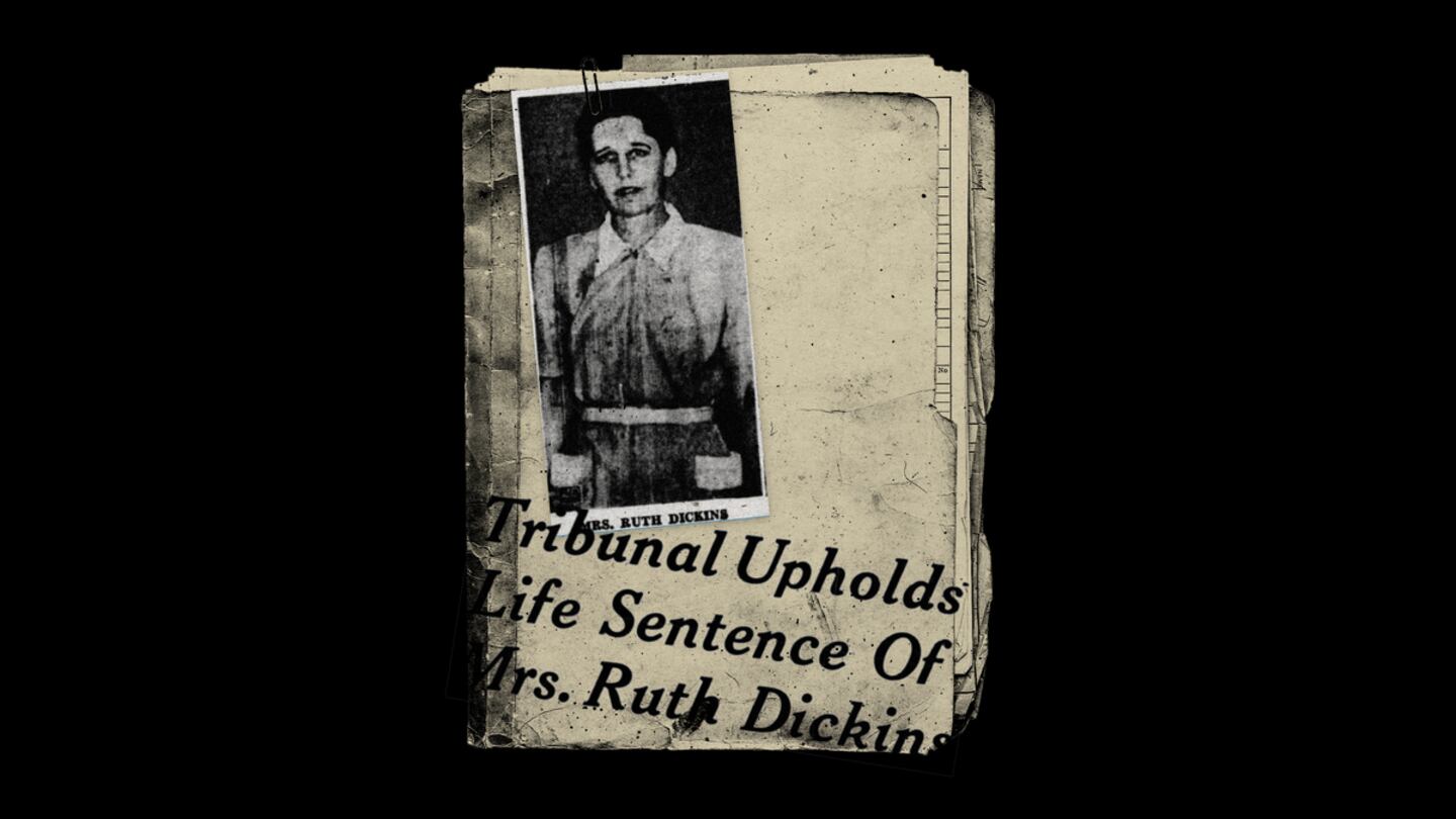 Ruth Thompson Dickins Hacked Her Mother to Death, and Tried to Blame a ...