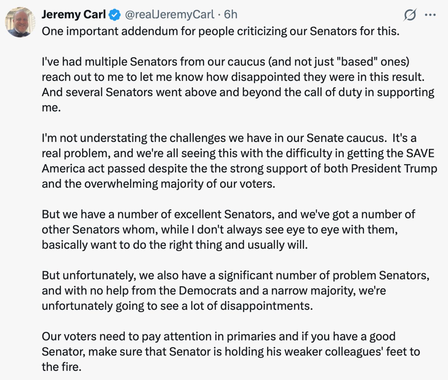 Trump Pick Jeremy Carl Withdraws After Wild Race Comments Revealed