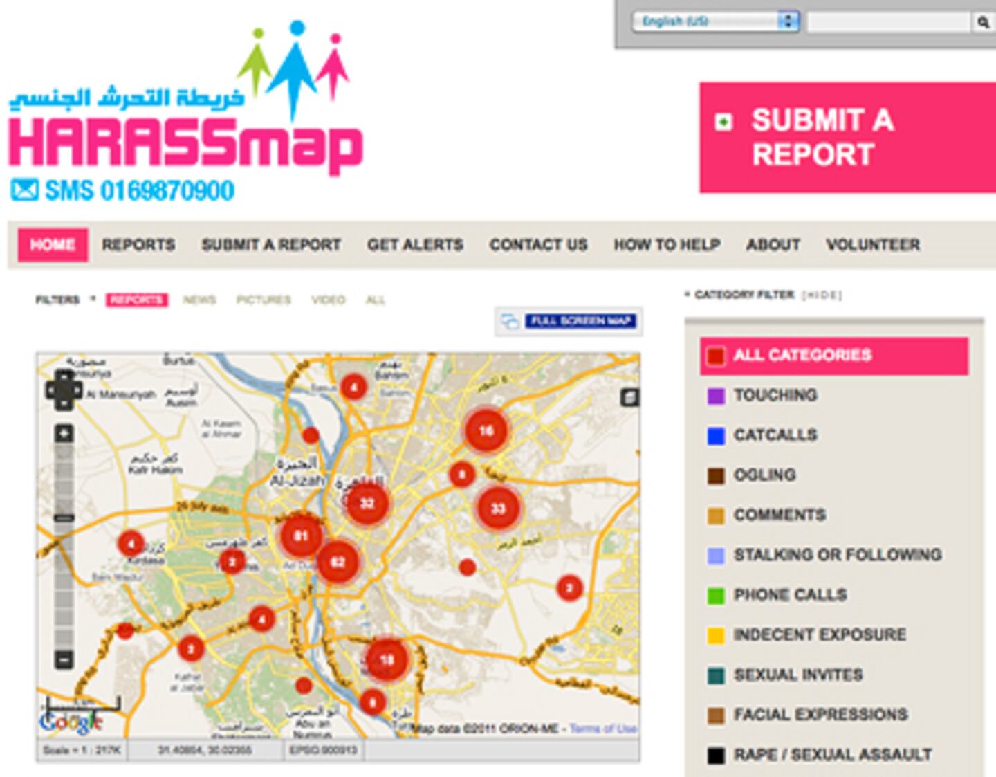 HarassMap: Cairo’s Digital Sex Assault Map