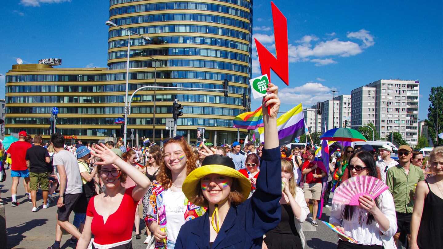Kyiv Pride Still Happened This Weekend, 500 Miles Away in Warsaw, Poland