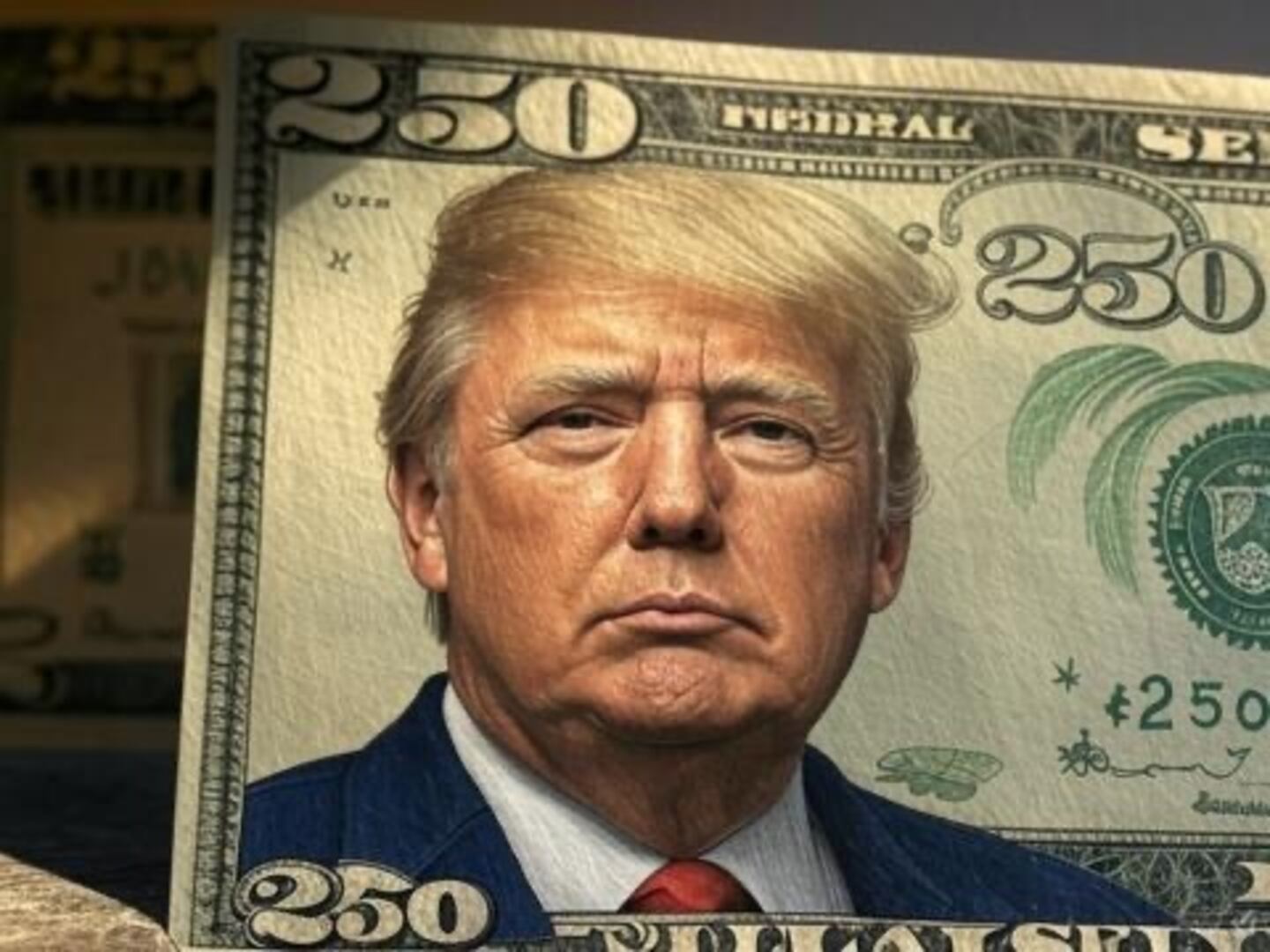 Trump’s Treasury Goon Cornered Over Trump’s Face on $250 Bill