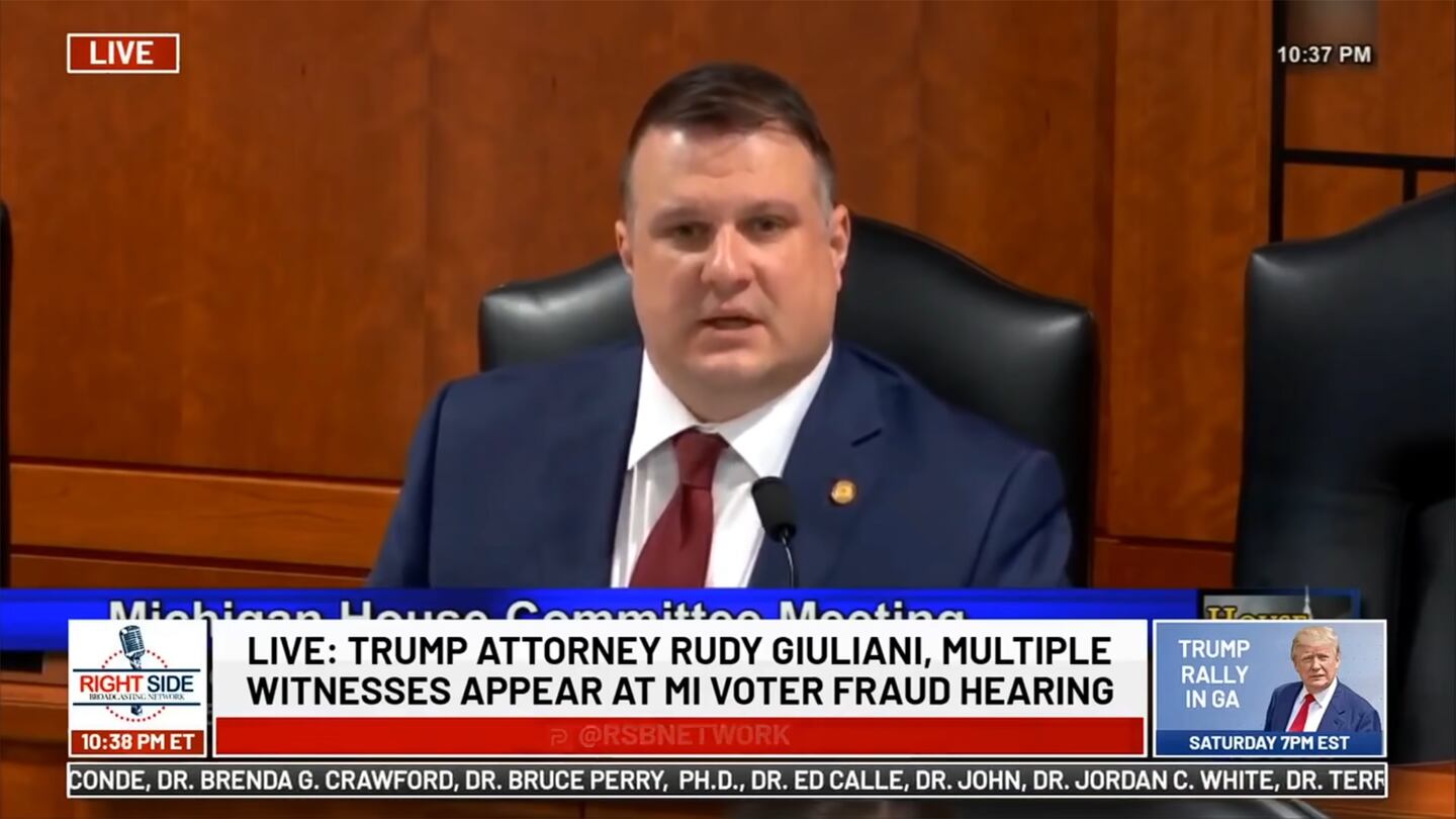 MAGA Michigan Lawmaker Matt Hall Was Investigated By Police For ...