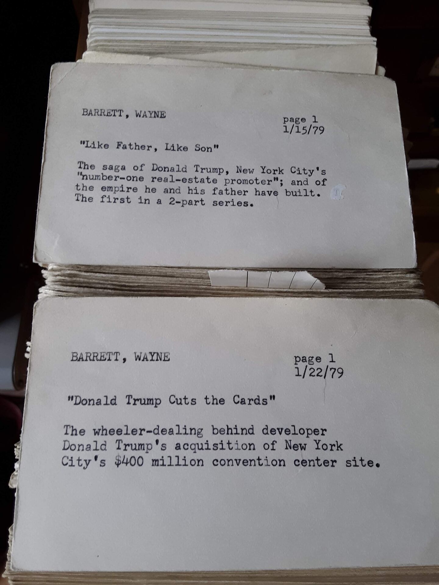 Remembering Wayne Barrett, the Journalist Who Saw Trump Coming Decades Ago