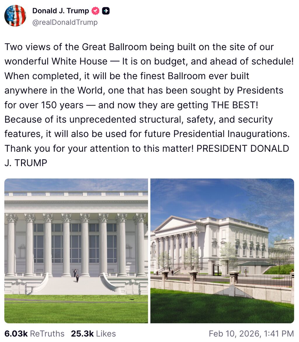 Trump’s Next Tacky White House West Wing Colonnade Walkway Renovation ...
