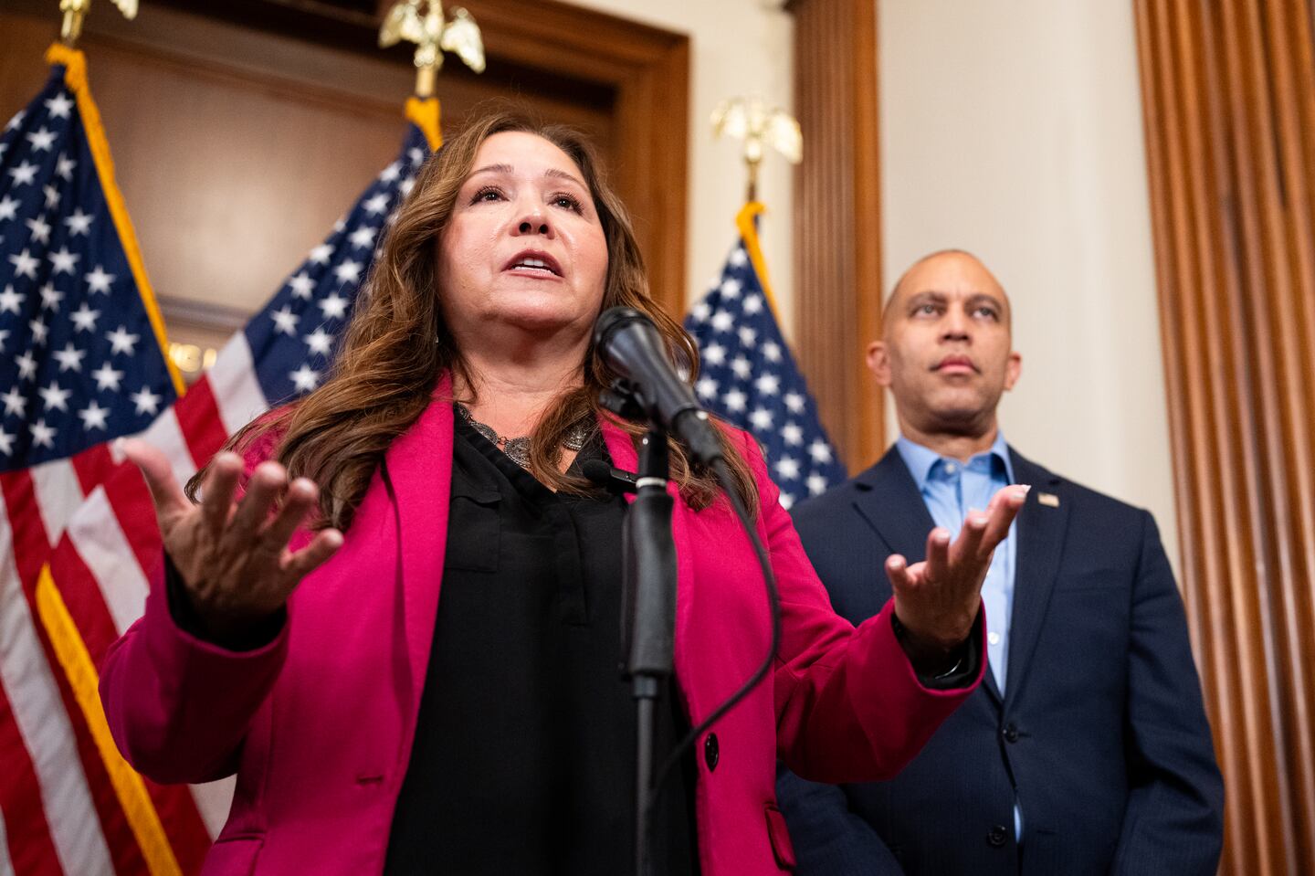 Democrat Promises Confrontation With Mike Johnson at Delayed Swearing In