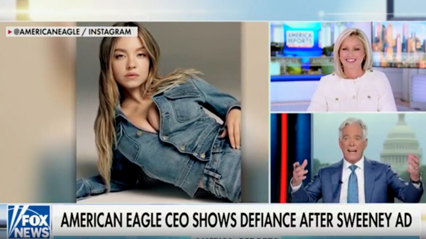 Fox News Still Thirsting Over Sydney Sweeney Months After Ad