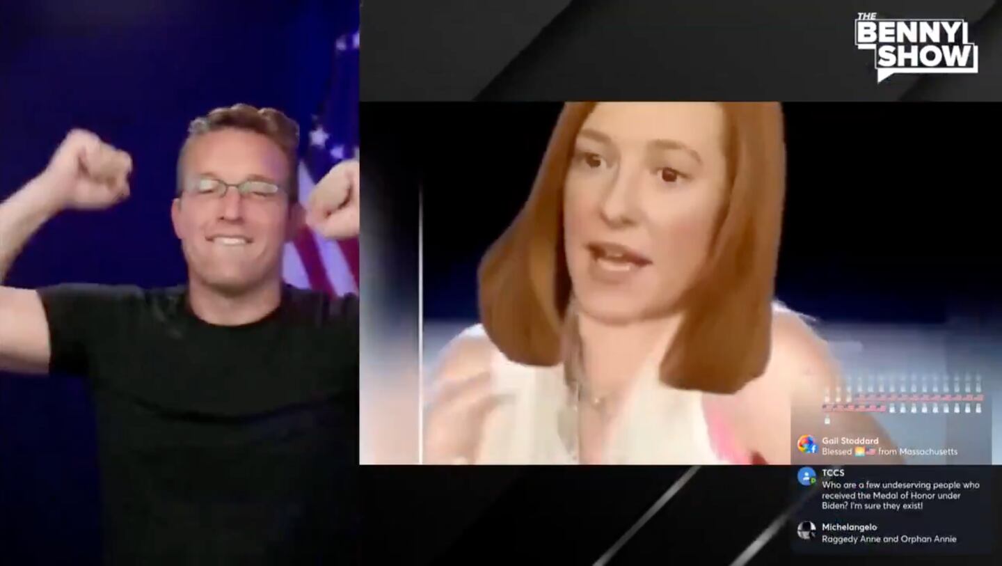 MAGA Influencer Benny Johnson’s Unhinged Outburst After MSNBC Host Jen ...