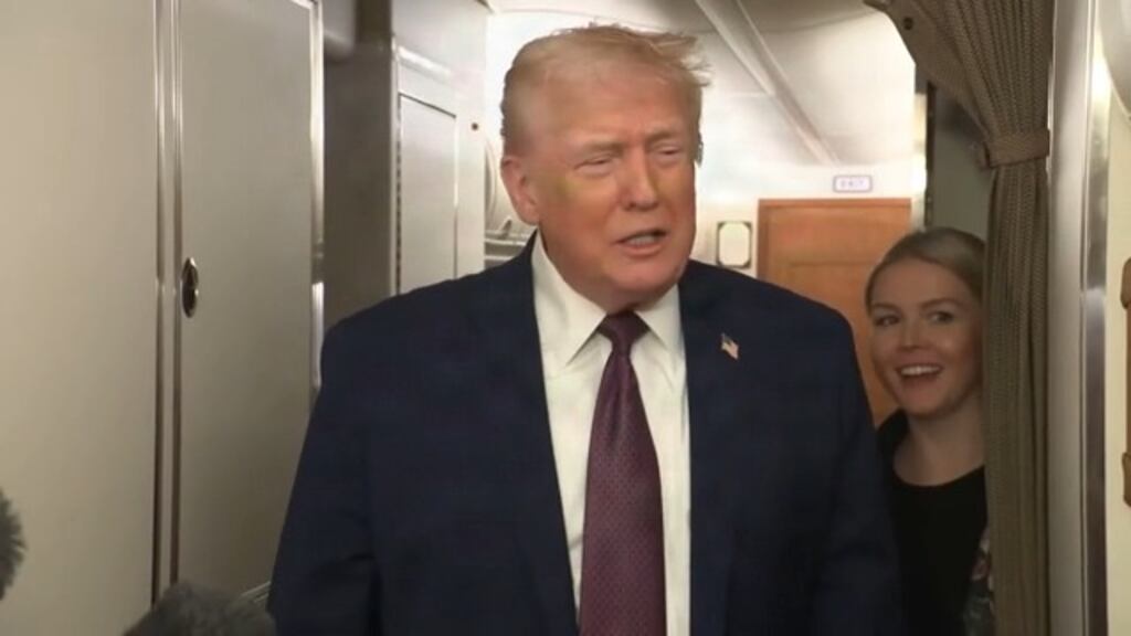 Donald Trump, 79, Makes Awkward Joke About ‘Grabbing’ Karoline Leavitt ...