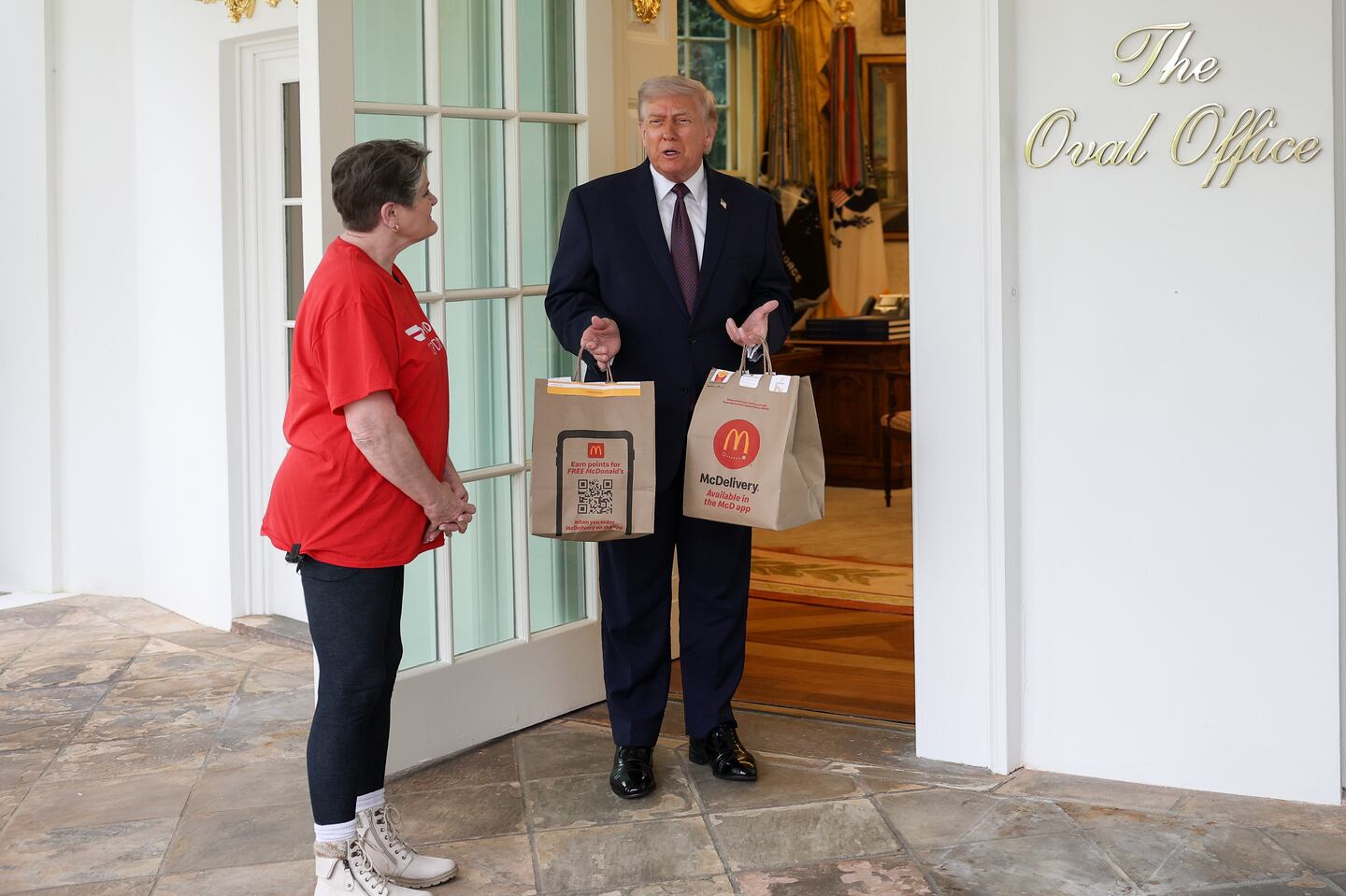 Trump’s Publicity Stunt Goes Wrong as DoorDasher Sharon Simmons Talks ...