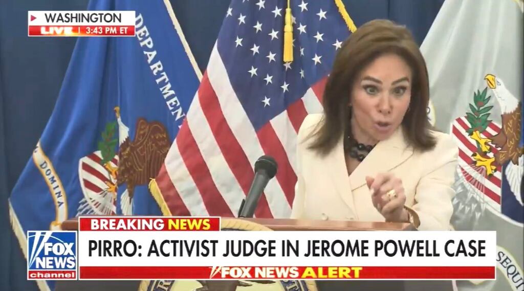 Trump Goon Jeanine Pirro Stages Public Meltdown After Judge James ...