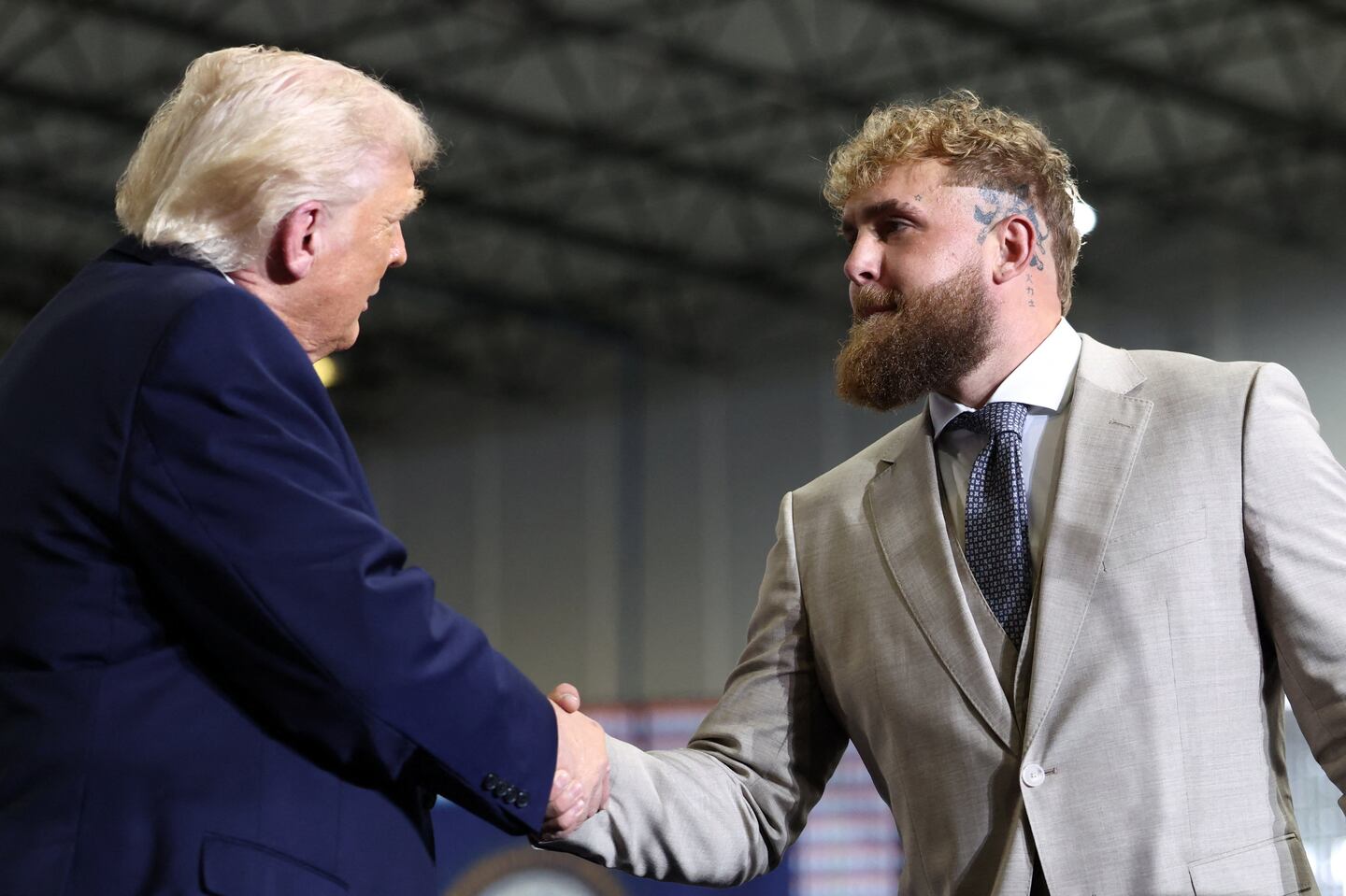 Trump Does Cringeworthy Dance With MAGA Boxer as Gulf Burns