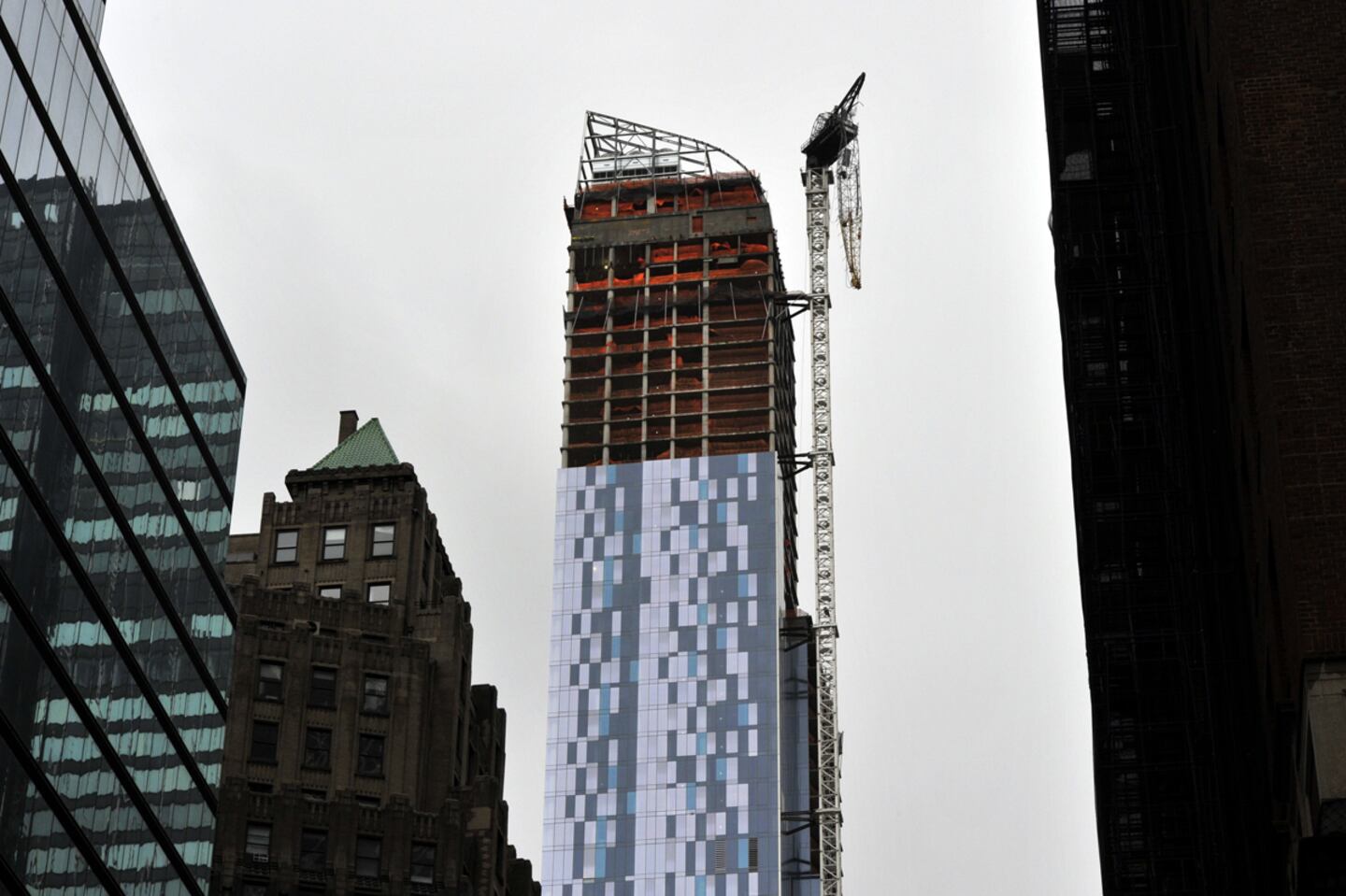 Fleeing the Dangling ‘Boom of Doom’ Skyscraper Crane atop One57th