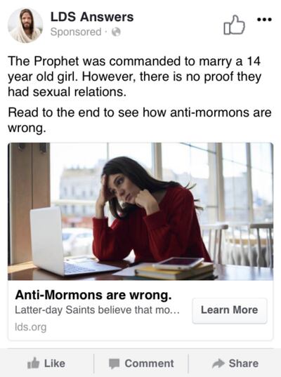 Inside the Secret Facebook War For Mormon Hearts and Minds