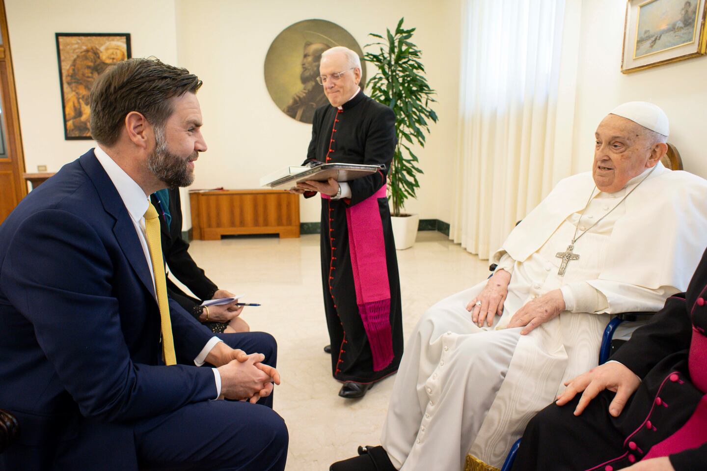 JD Vance Ripped for Embarrassing Gaffe During Vatican Visit