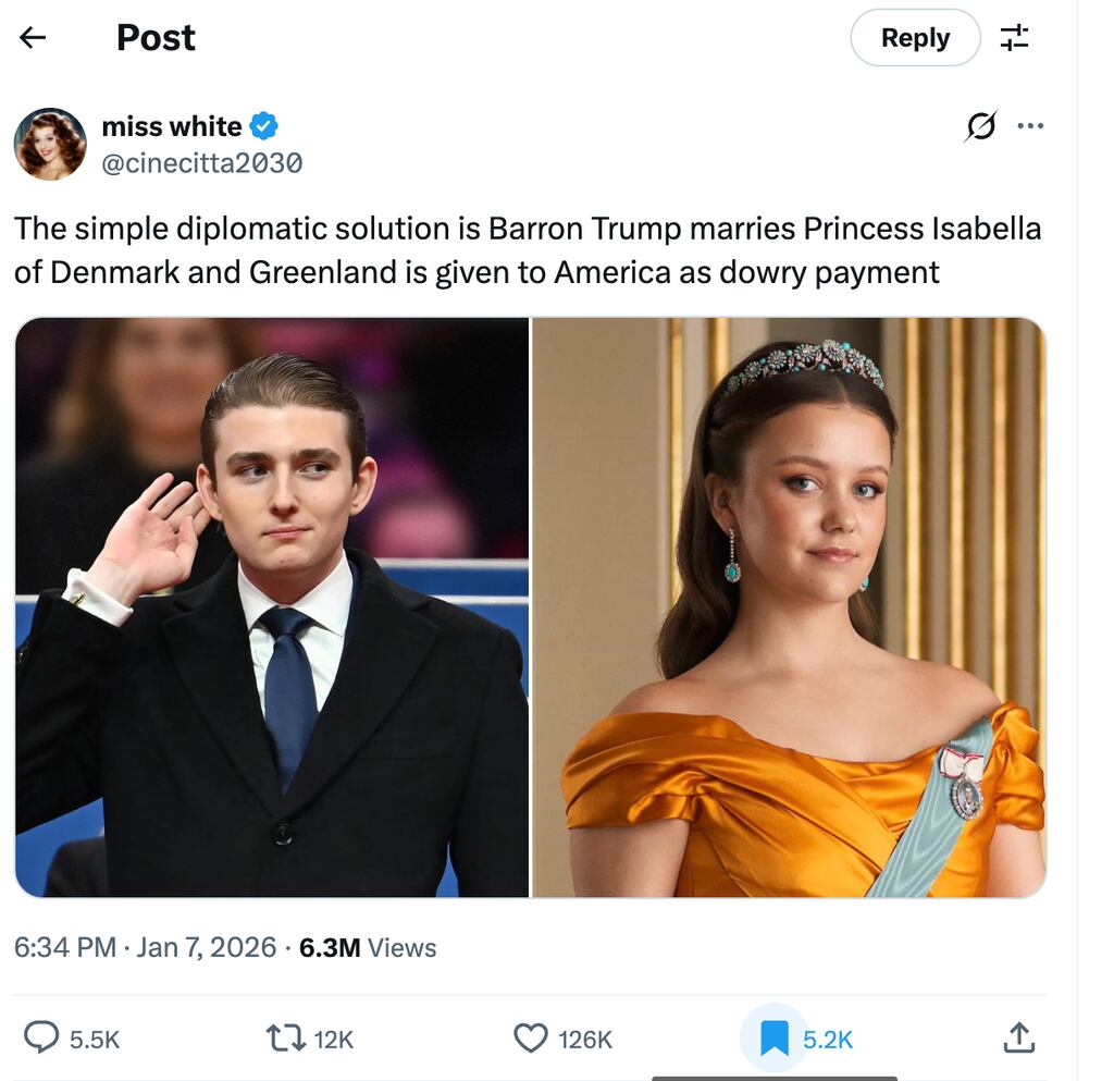 MAGA Pushes For Arranged Marriage Scheme With Princess of Denmark for ...