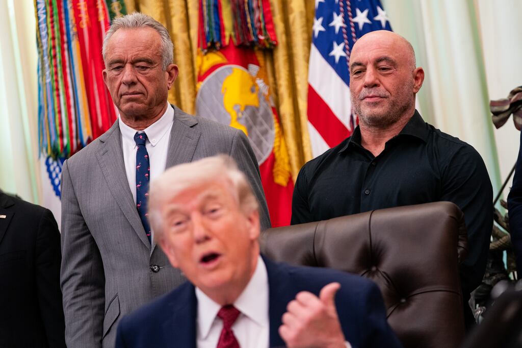 Trump Tries to Win Back Joe Rogan and MAGA Bros With Pot