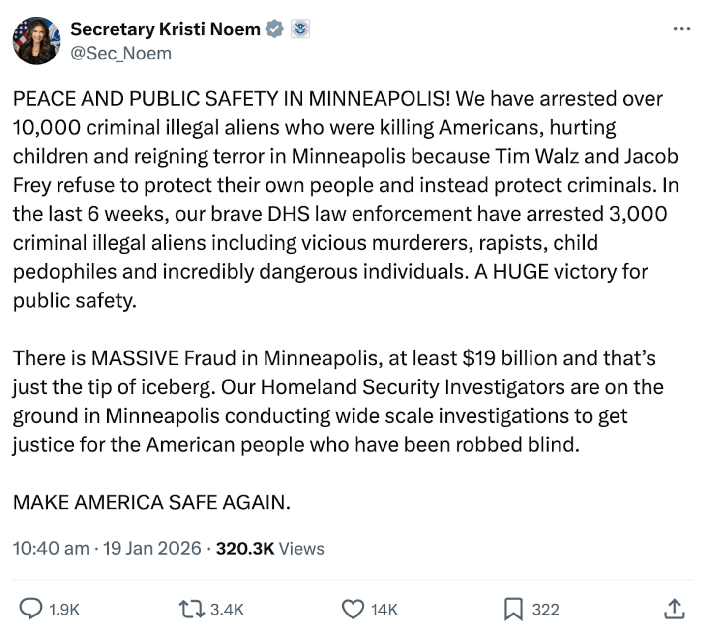 ICE Barbie Slips Weird Typo Into Unhinged Rant