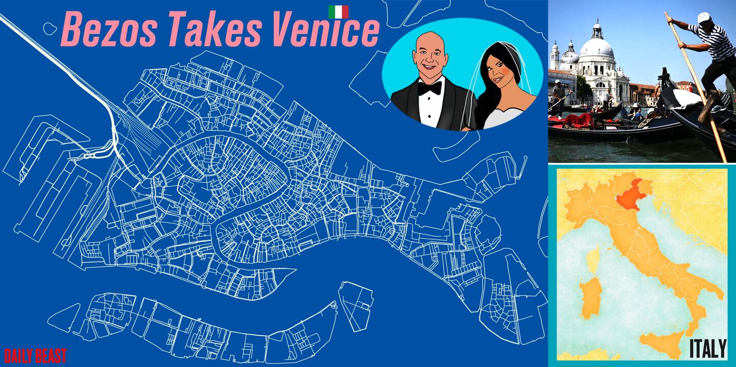 Jeff Bezos Tried to Charm Donald Trump With Venice Wedding Invite