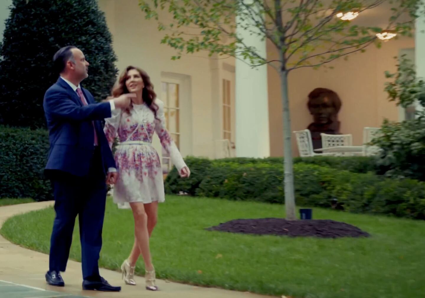 Donald Trump Goons Dan Scavino and Erin Elmore Announce Engagement in Tacky White House Video