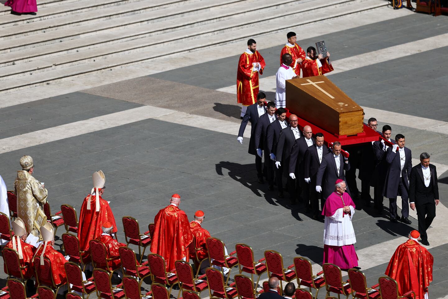 Humble Pope Laid to Rest Surrounded by Kings, Queens and Presidents