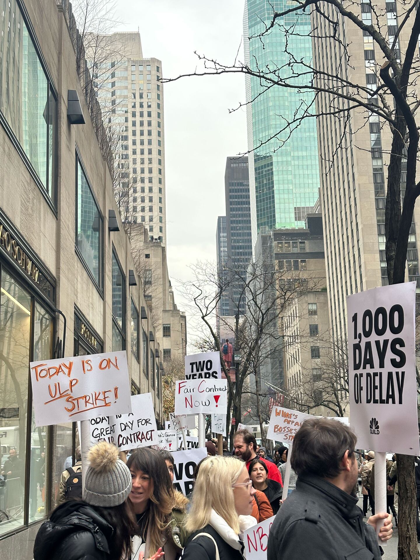 NBC and MSNBC Staffers Walk Off the Job in Contract Dispute