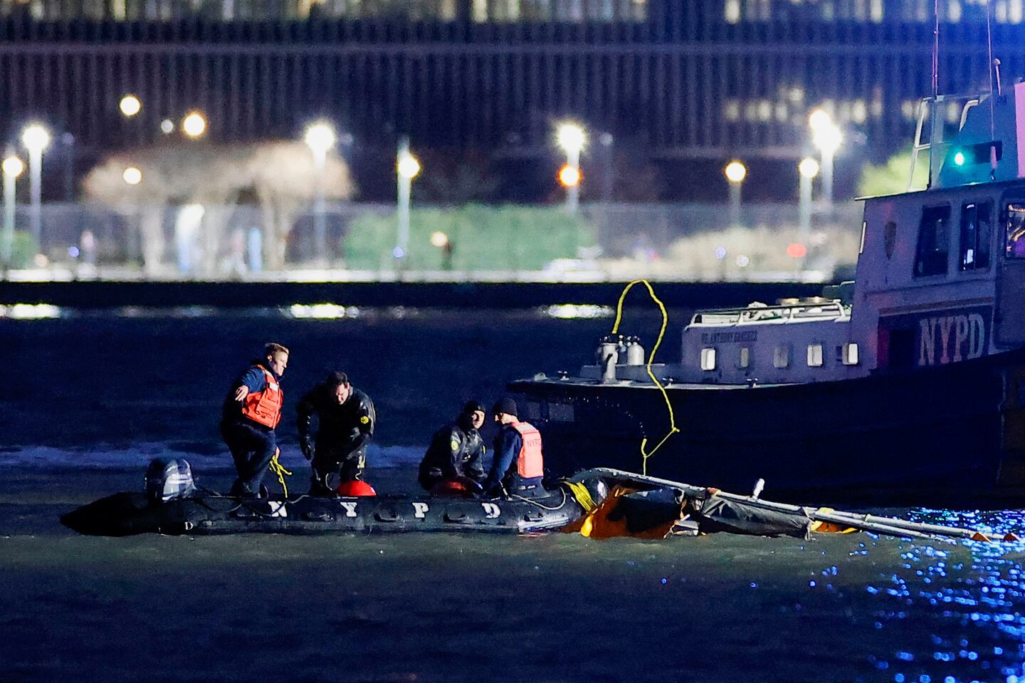 President Donald Trump Reacts to Shocking Hudson River Crash Footage