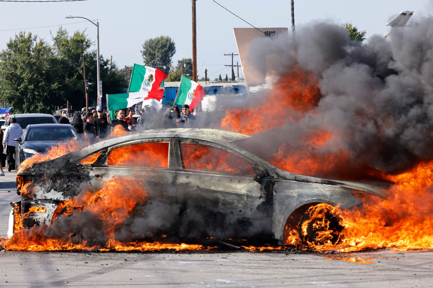 JD Vance and Gavin Newsom Point Fingers Over L.A. Protests in X Feud
