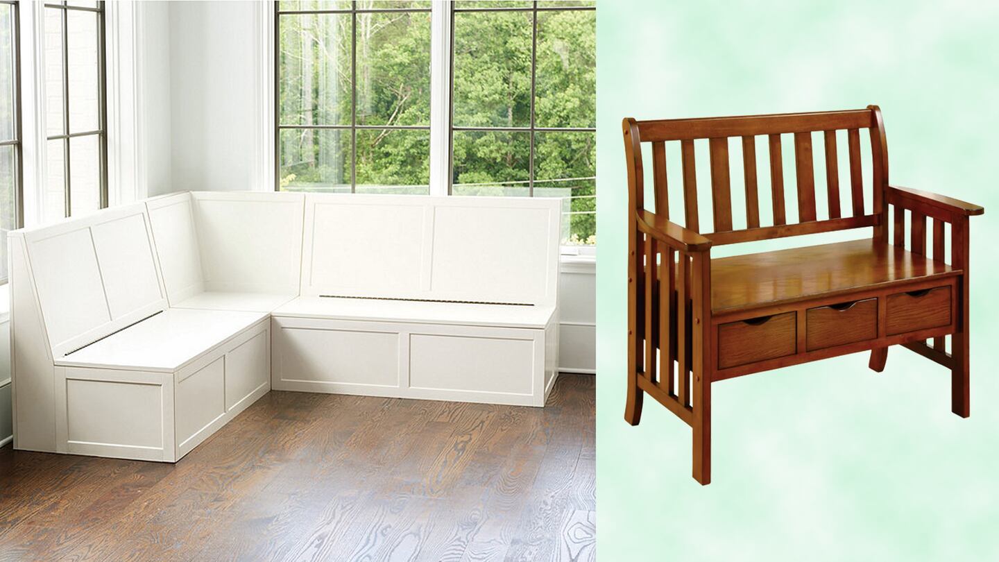 Storage Benches for Space Saving
