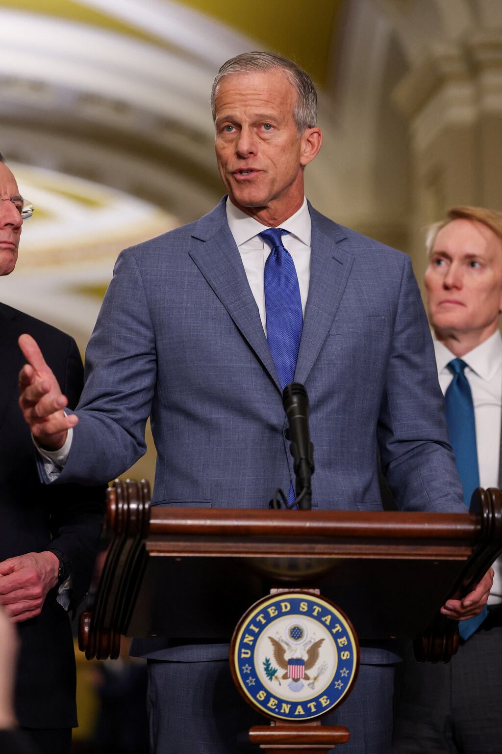 GOP Senator John Thune Gives Trump’s Bonkers Plot a Reality Check