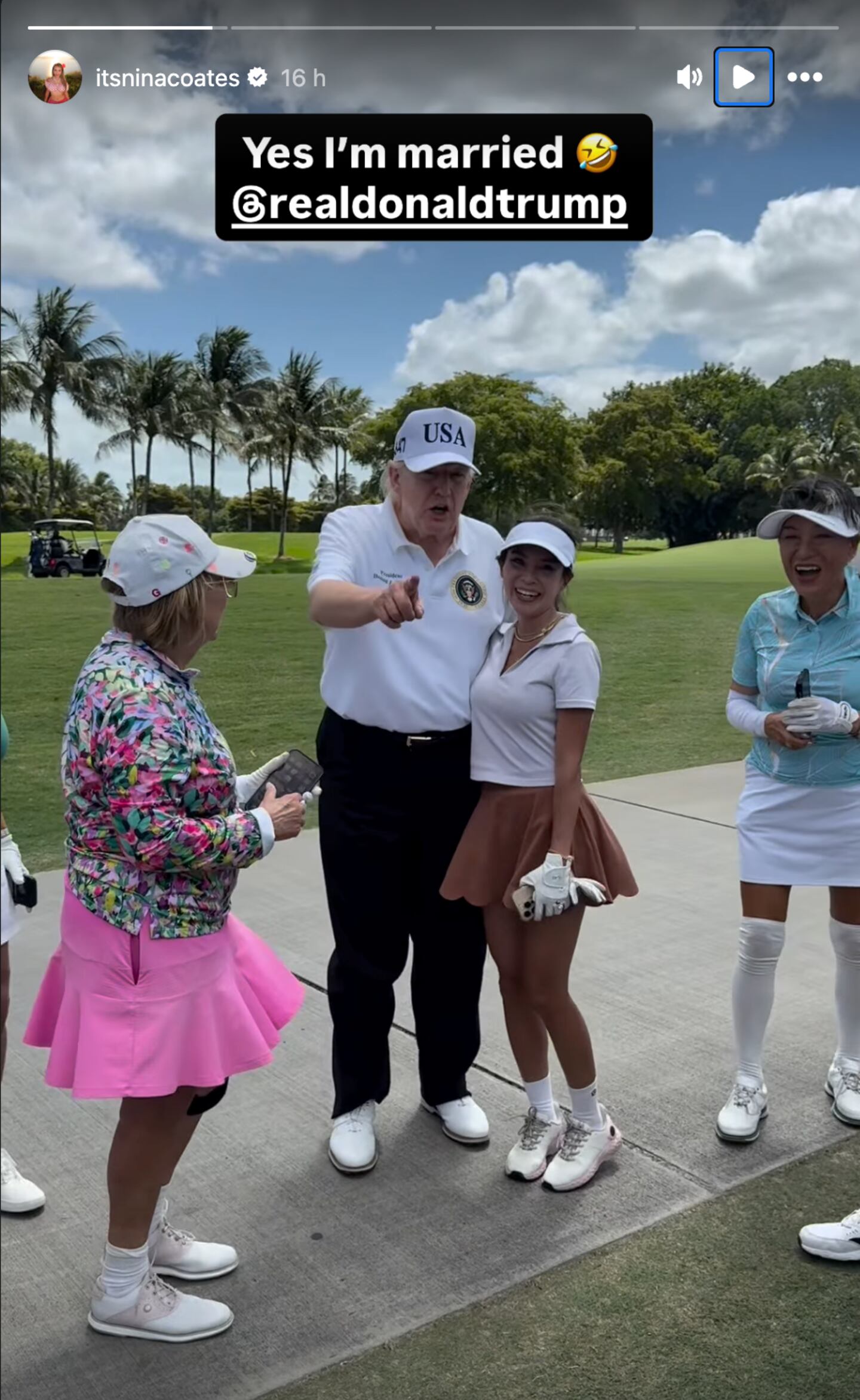Trump, 79, Thirsts Over Woman in Front of Teenage Grandson, Donald ...