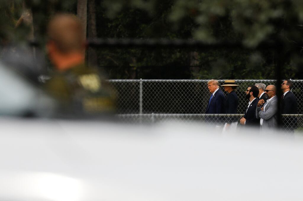 Donald Trump Gets Front Row View at Barron’s High School Graduation