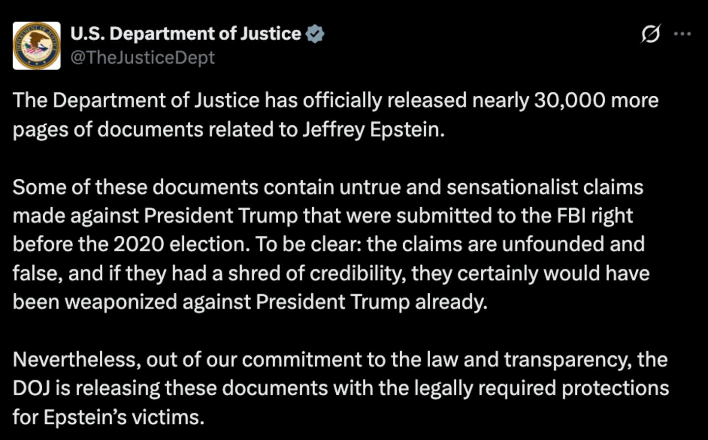 Justice Department Frantically Tries to Defend President Donald Trump ...