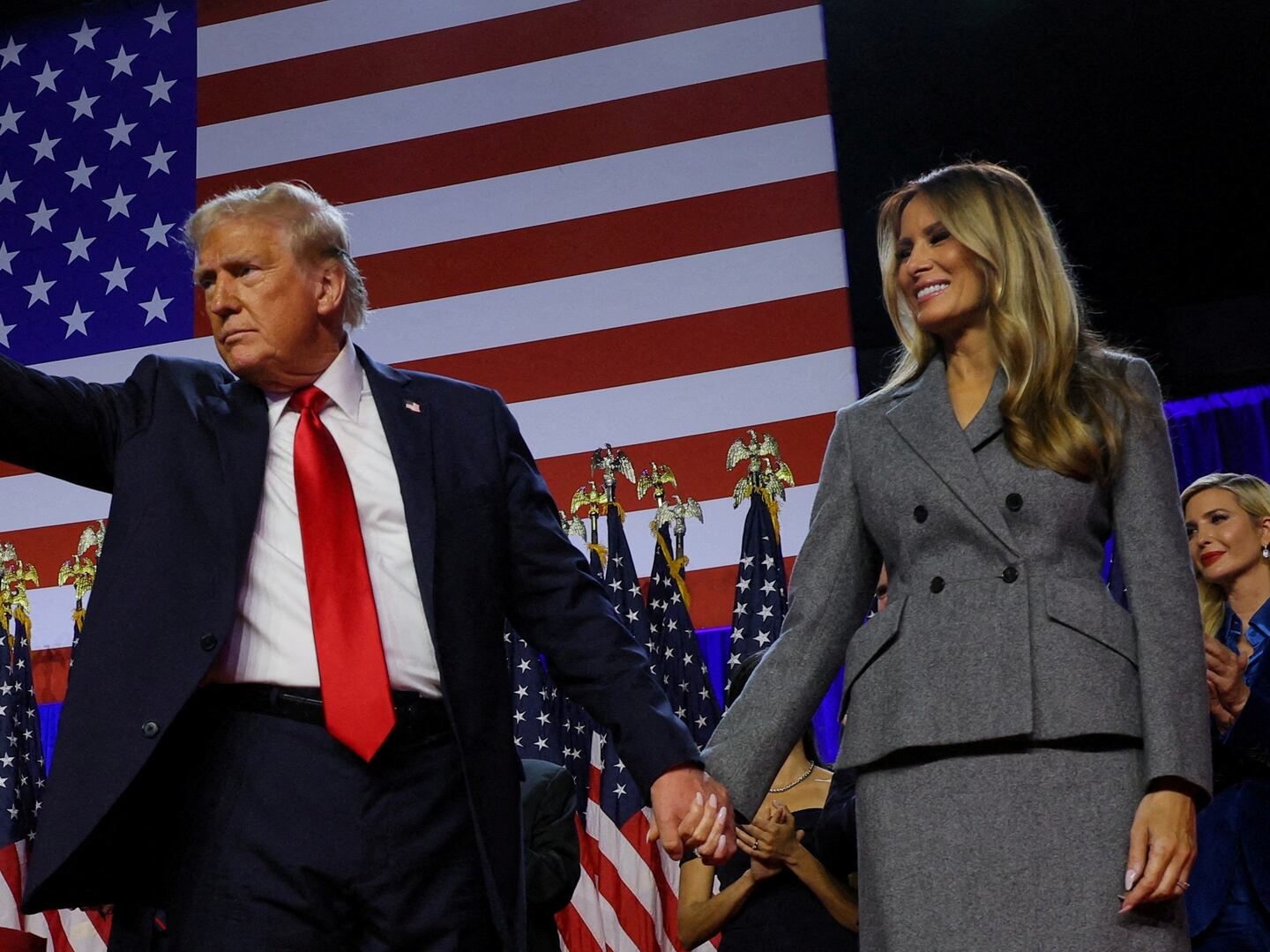 Melania Sure Looked Excited About Trump’s Big Win