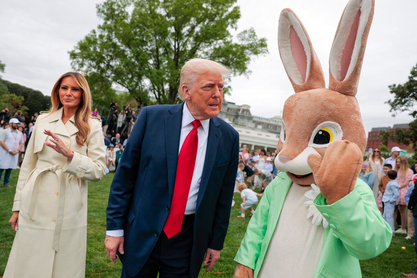 Karoline Leavitt, 27, Joins Easter Egg Roll With Rarely Seen Hubby, 59 ...