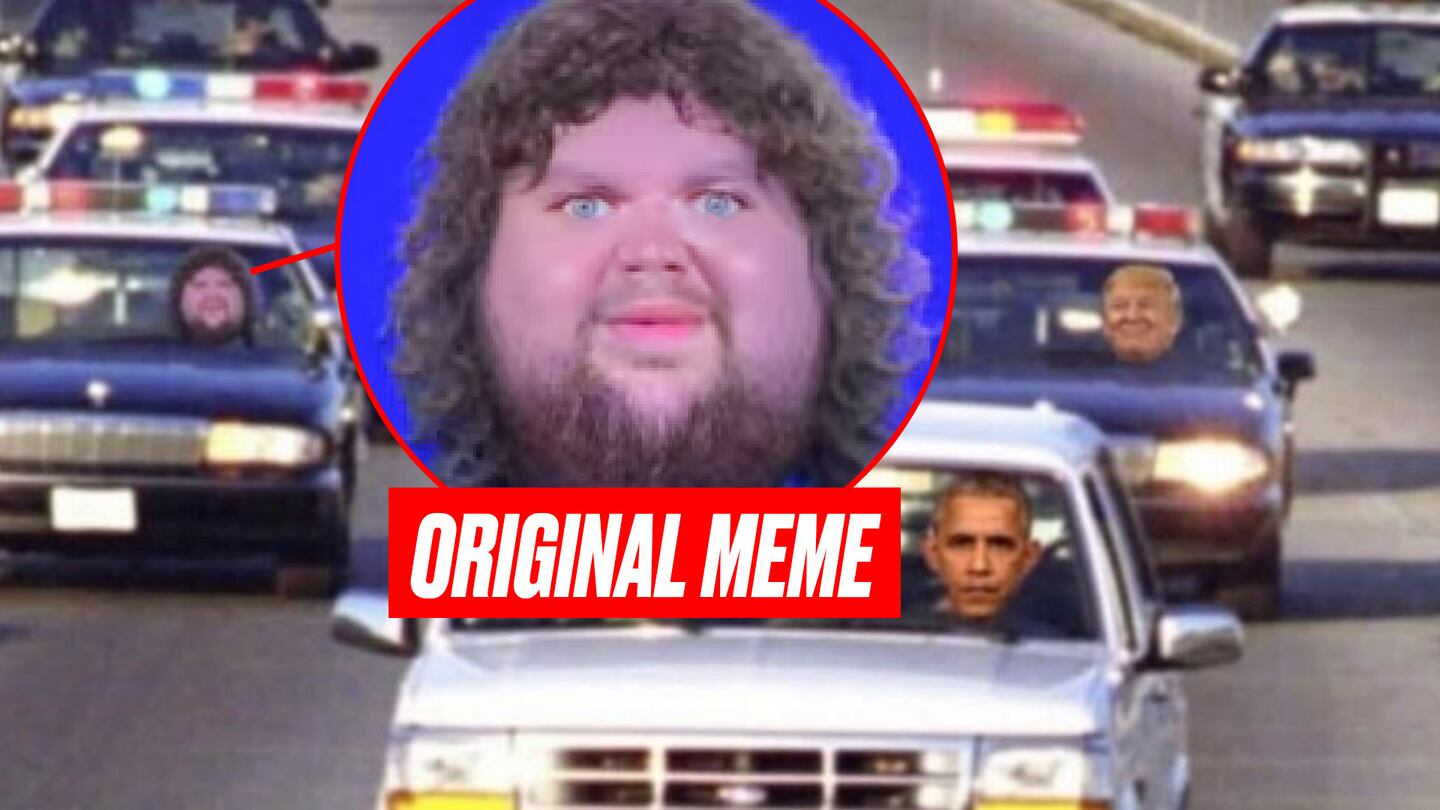 Trump Posts Bizarre Meme of Obama in O.J. Simpson Car Chase Pursued by ...