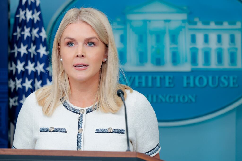 Donald Trump Goes Gaga for Press Secretary Karoline Leavitt: ‘It’s ...