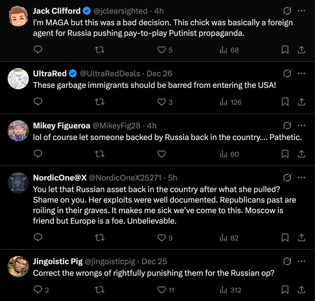 Trump Brings Putin’s Booted Propaganda Goon Lauren Chen Back to U.S.