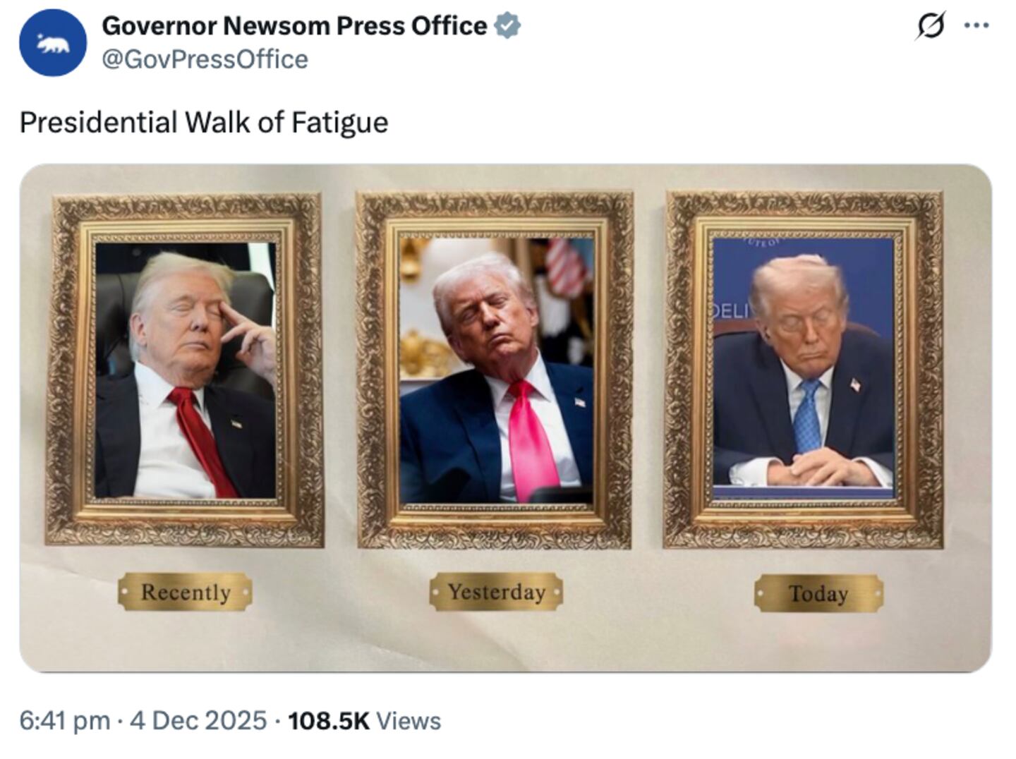 Gavin Newsom Savages Trump’s ‘Walk of Fame’ With Mock Replacement