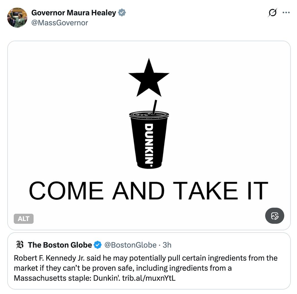 Health Secretary Robert F. Kennedy Jr. Starts Ridiculous Dunkin' Coffee ...