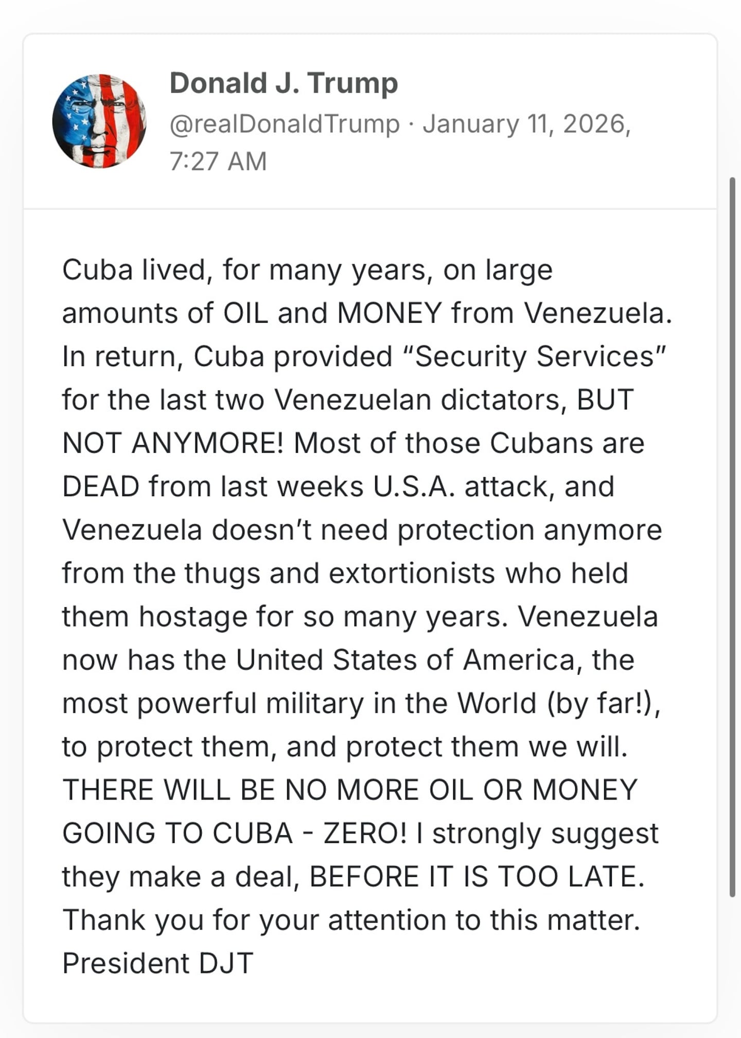 Trump Ally Delivers Boldest Threat Yet to Neighbor